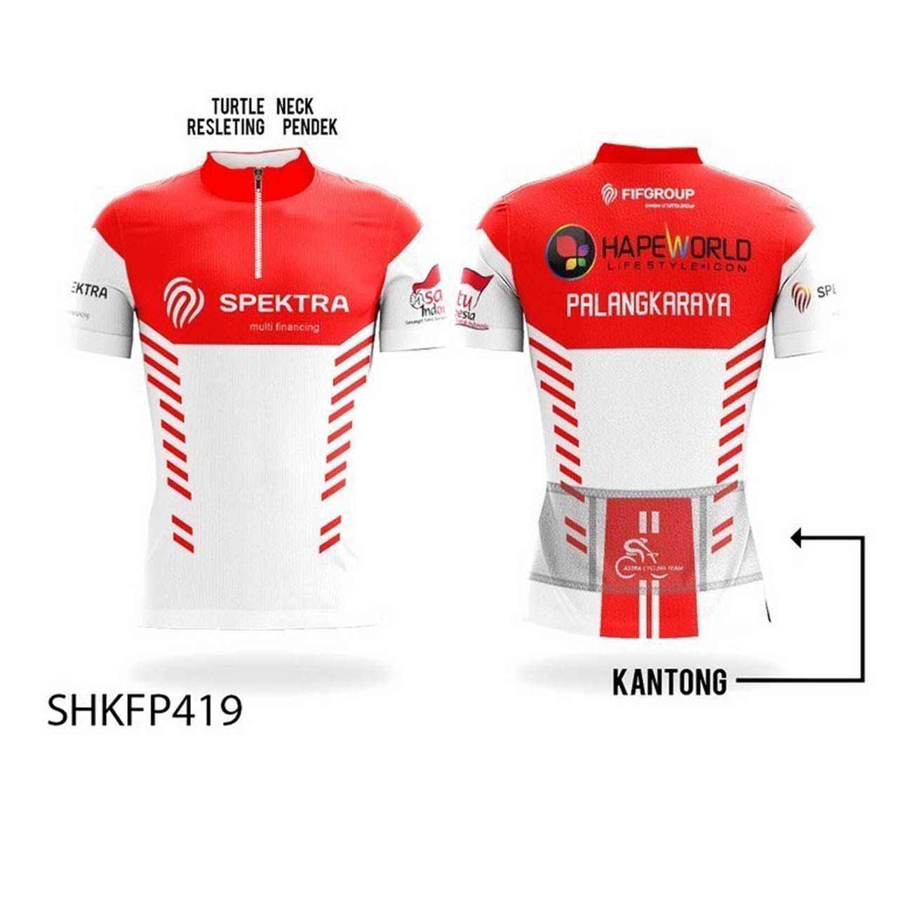JERSEY MERAH PUTIH PROJECT ONE APPAREL