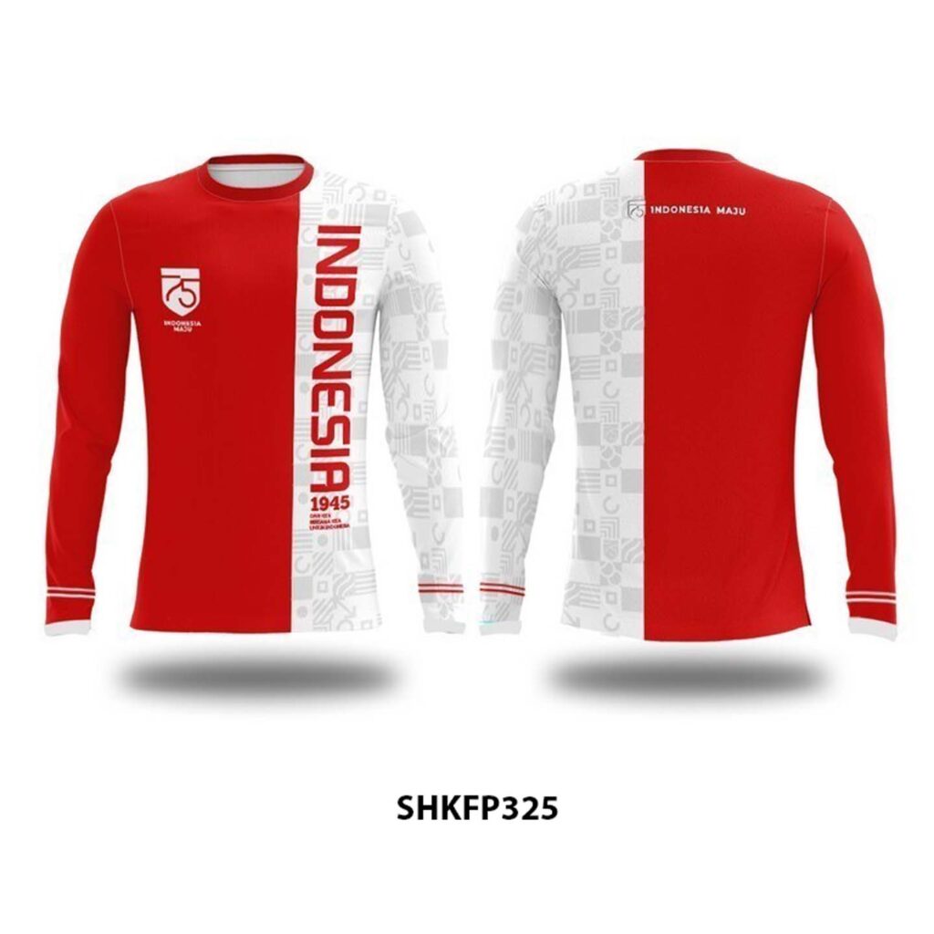 Jersey Merah Putih Hut Ri 78 Agustus 2023 Agu002 Panjang