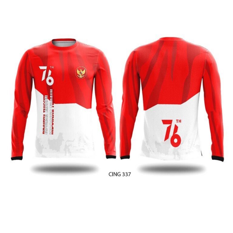 Jersey Merah Putih Hut Ri 78 Agustusan 2023 Agu005 Panjang