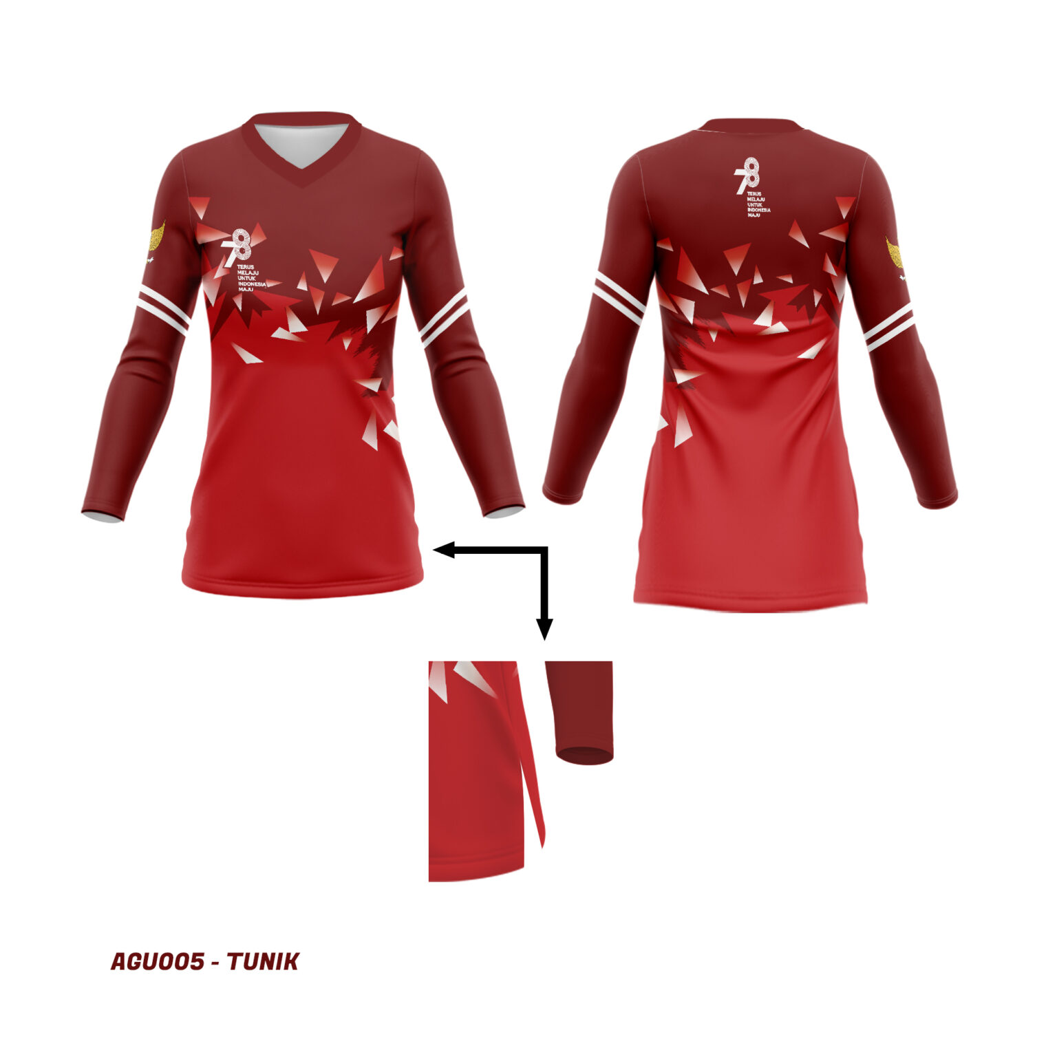 Jersey Merah Putih Hut Ri 78 Agustusan 2023 Msa381 Indonesia
