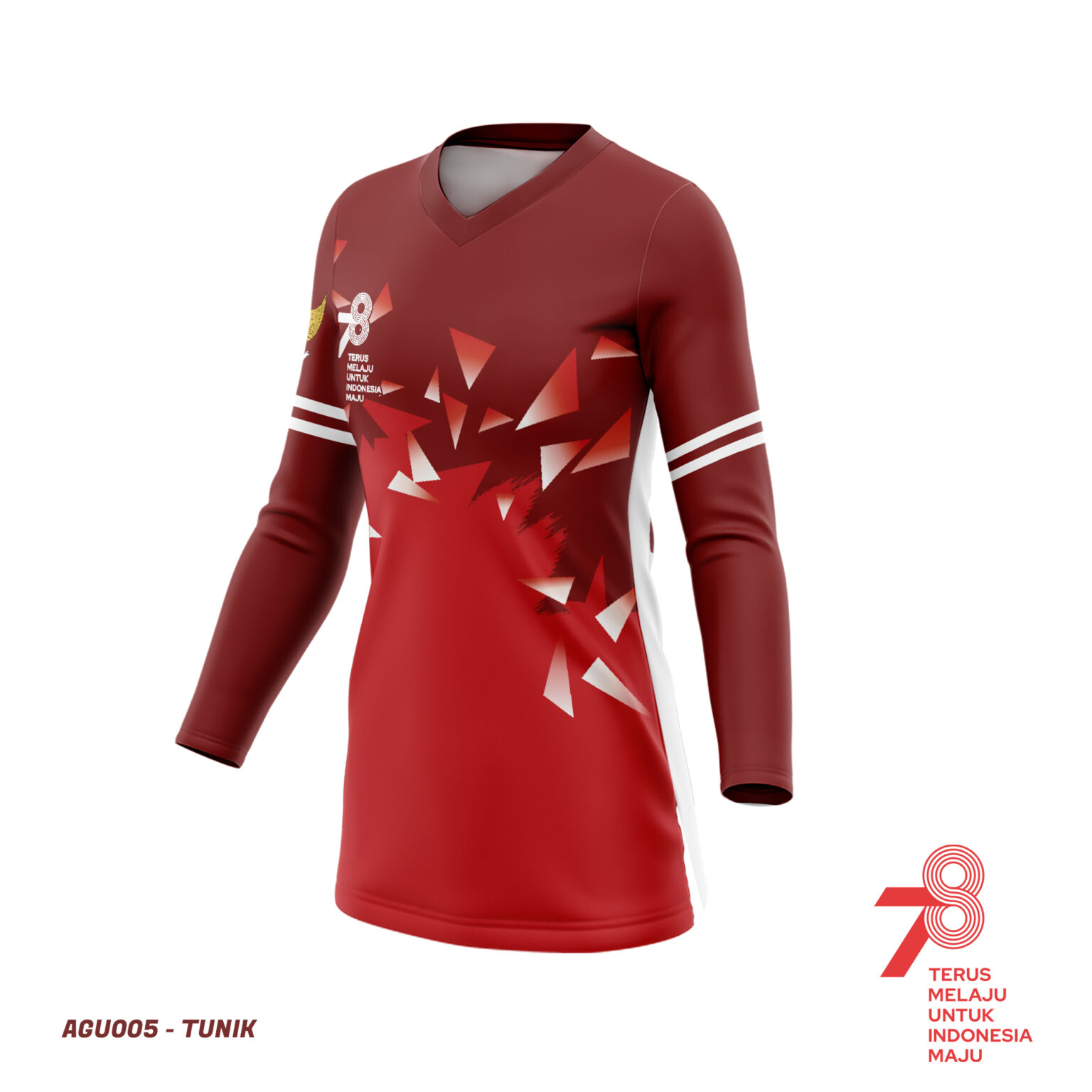 Jersey Merah Putih Hut Ri Ke 78 Project One Apparel Yiy118