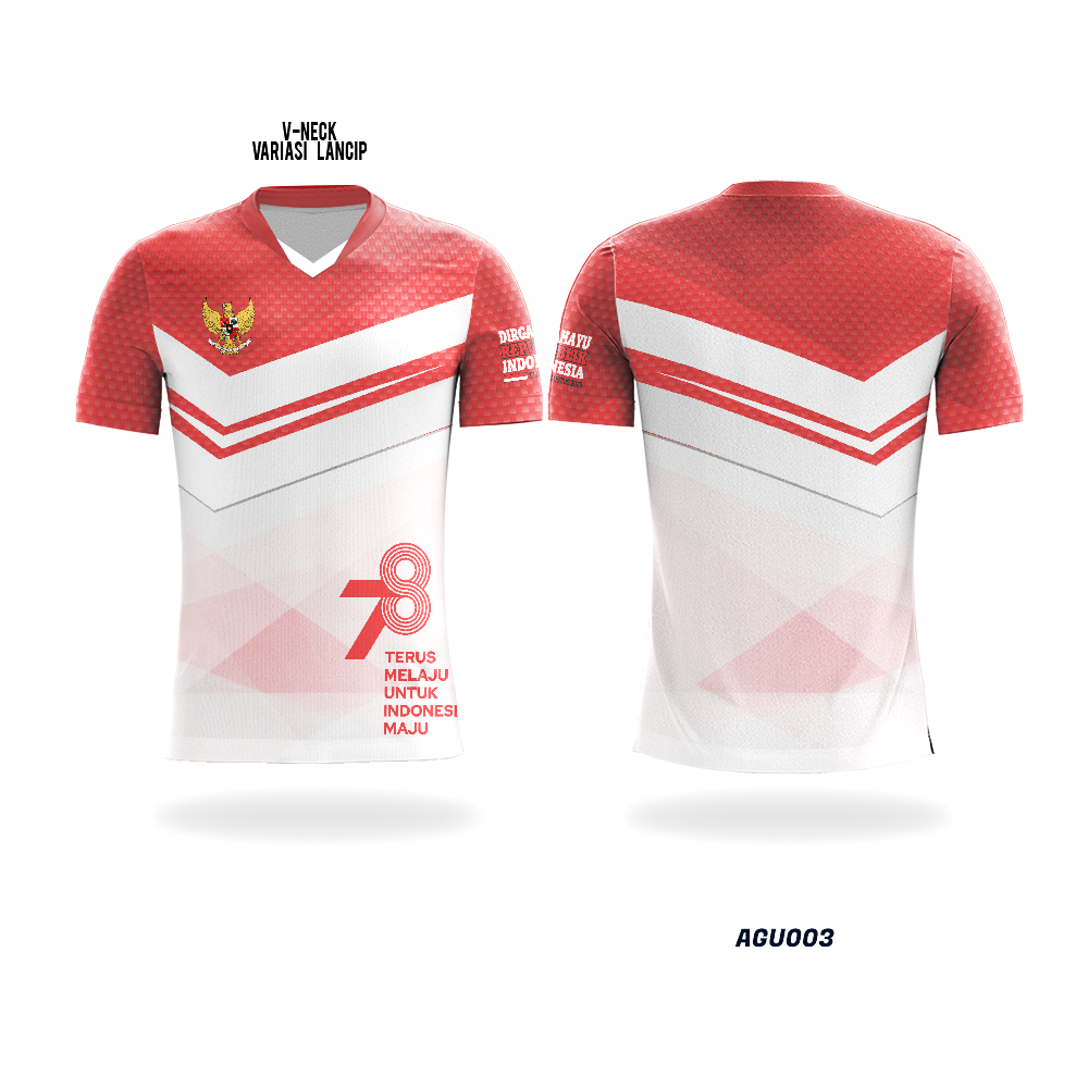 Jersey Merah Putih Hut Ri 78 Agustusan 2023 Msa385 Badminton